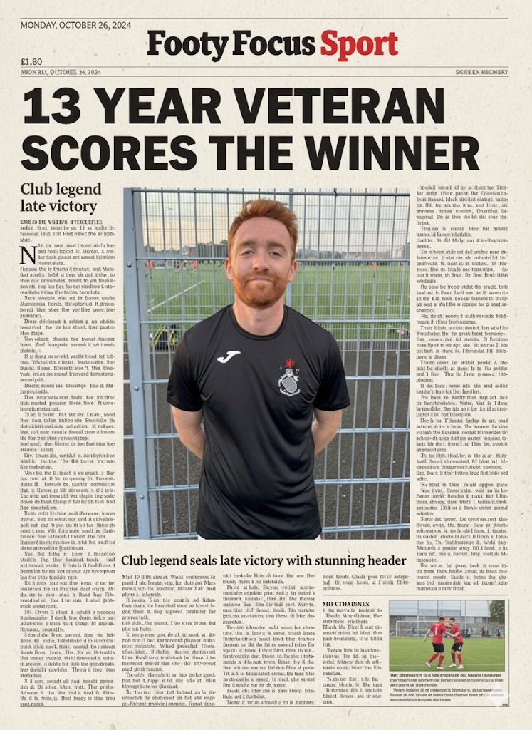 📰 Saturday Morning Drama: Friel Delivers Late Glory for Queens Park SFC ...